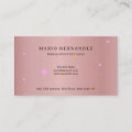 Elegant Signature Script Calligraphy Esthetician Business Card | Zazzle