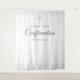 Elegant Silver Confirmation Photo Backdrop | Zazzle