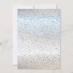 Elegant Silver Glitter Graduation Cap,Confetti Invitation | Zazzle