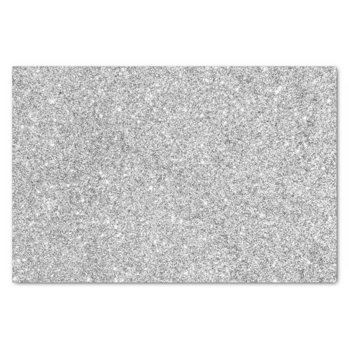 Elegant Silver Glitter Tissue Paper | Zazzle.com
