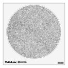 Silver Glitter and Glamour Beauty Salon Wall Decal | Zazzle.com