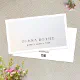 Elegant Silver Gray White Border Professional Cal Calling Card | Zazzle