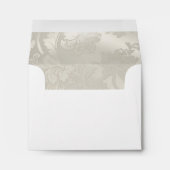 Elegant Silver Pearl Diamond Envelope | Zazzle