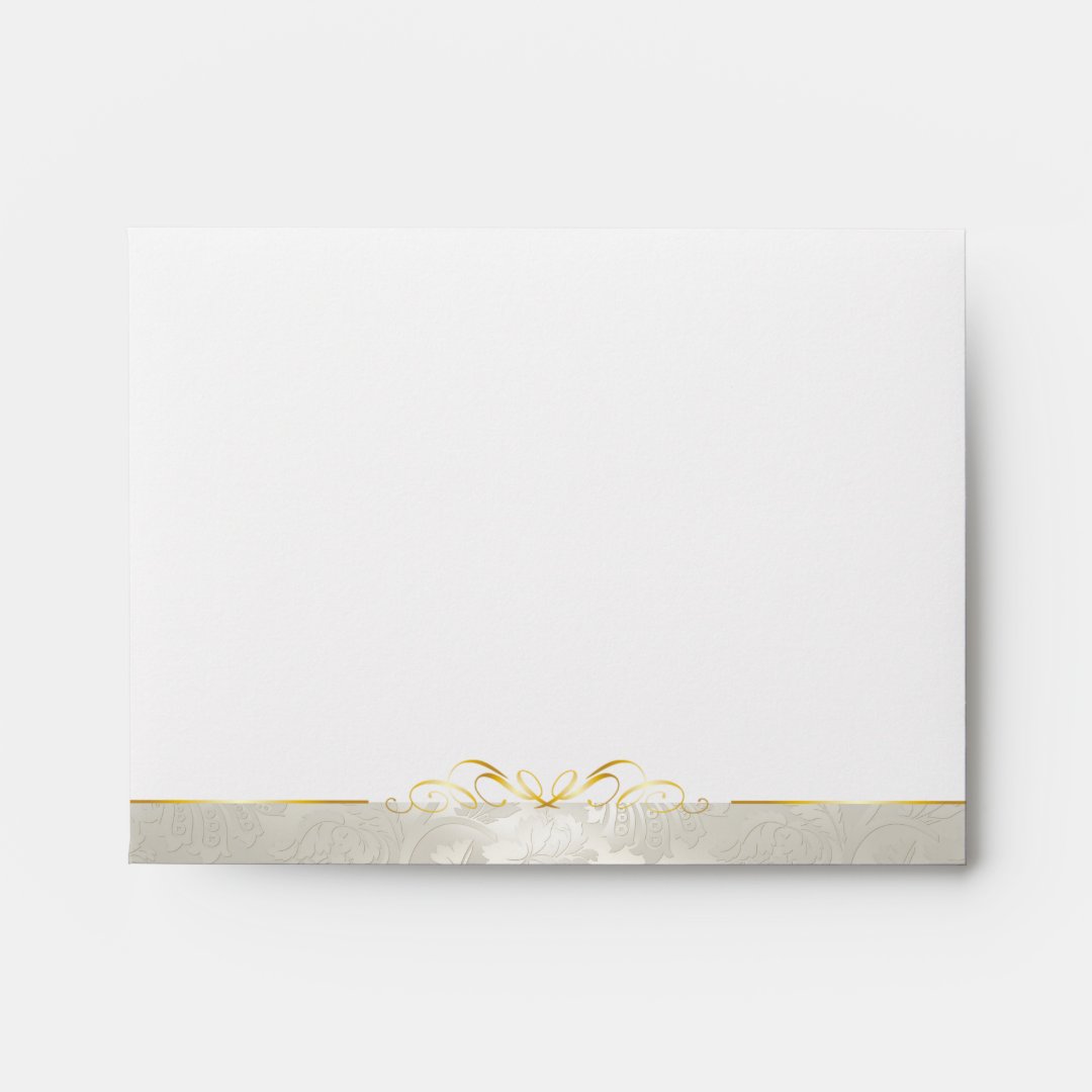 Elegant Silver Pearl Diamond Envelope | Zazzle