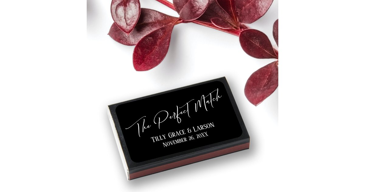 Elegant Simple Handwriting The Perfect Match | Zazzle