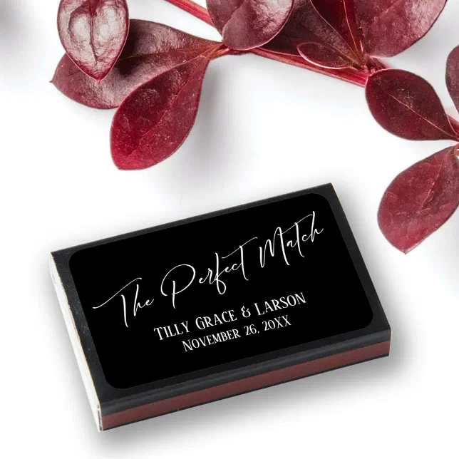 Elegant Simple Handwriting The Perfect Match | Zazzle