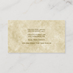 Elegant Simple Ivory & Gold Professional Business Card | Zazzle