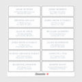 Elegant Simple Minimalist Modern Address Label | Zazzle