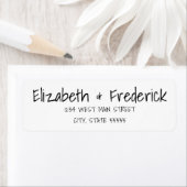 Elegant Simple Return Label | Zazzle