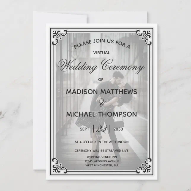 Livestream Wedding Invitation Wording – CREM