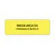 Elegant Simple Yellow Unique Original Professional Label | Zazzle