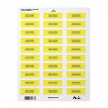 Elegant Simple Yellow Unique Original Professional Label | Zazzle