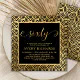 Elegant Sixty Script Black and Gold 60th Birthday Invitation | Zazzle