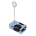 Elegant & Sleek Black QR Code Place Card Holder | Zazzle