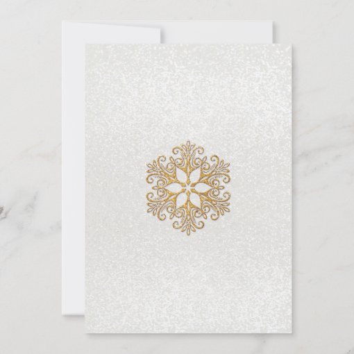 Elegant Snowflake Any / All Occasion Invitation | Zazzle
