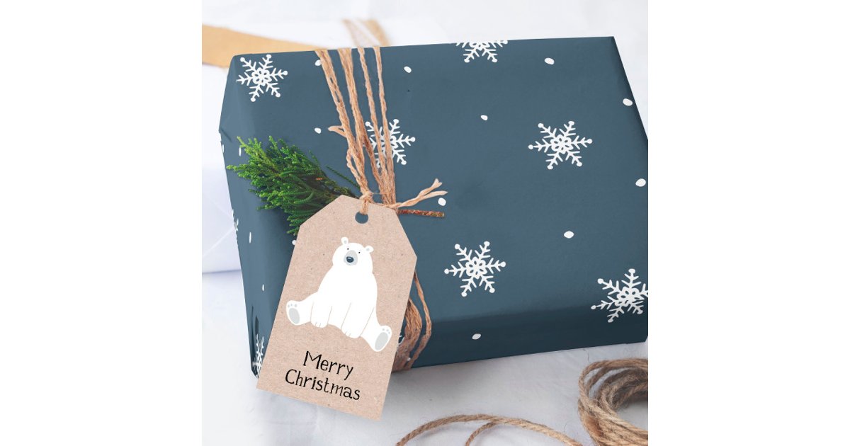 Elegant Snowflakes Christmas Wrapping Paper | Zazzle
