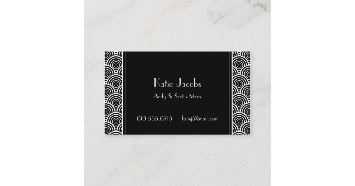 Elegant Social Calling Cards | Zazzle