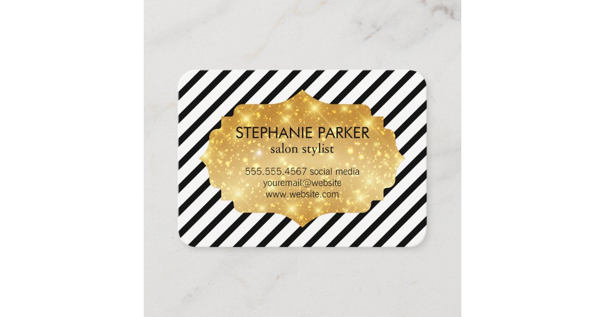 Elegant Sparkle Discount Card | Zazzle