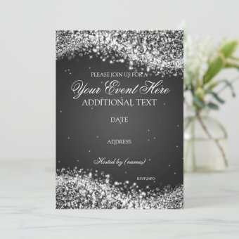 Elegant Sparkle / Sparkling Template Party | Zazzle