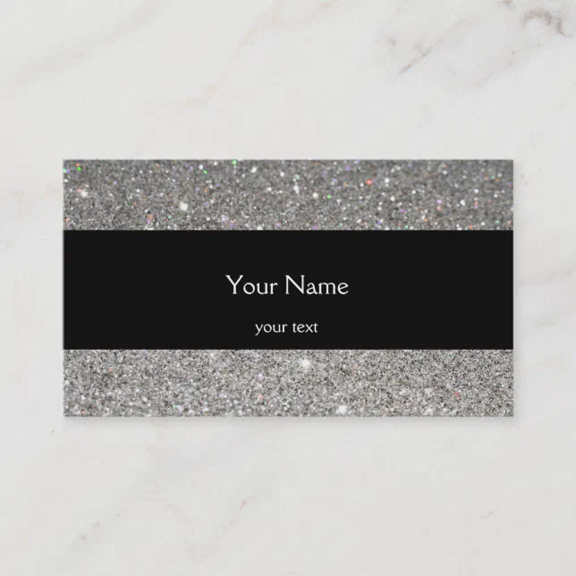 Elegant Sparkles & Glitter Business Card | Zazzle