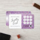 Elegant Sparkly Lilac Purple Glitter Loyalty Card | Zazzle