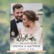 Elegant Sript Photo Wedding Welcome Acrylic Sign | Zazzle