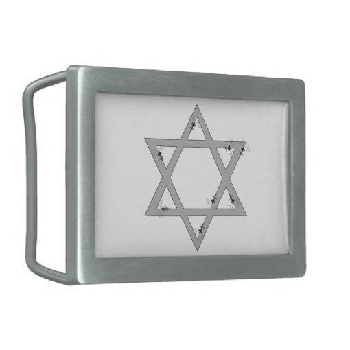 elegant star of david belt buckle | Zazzle