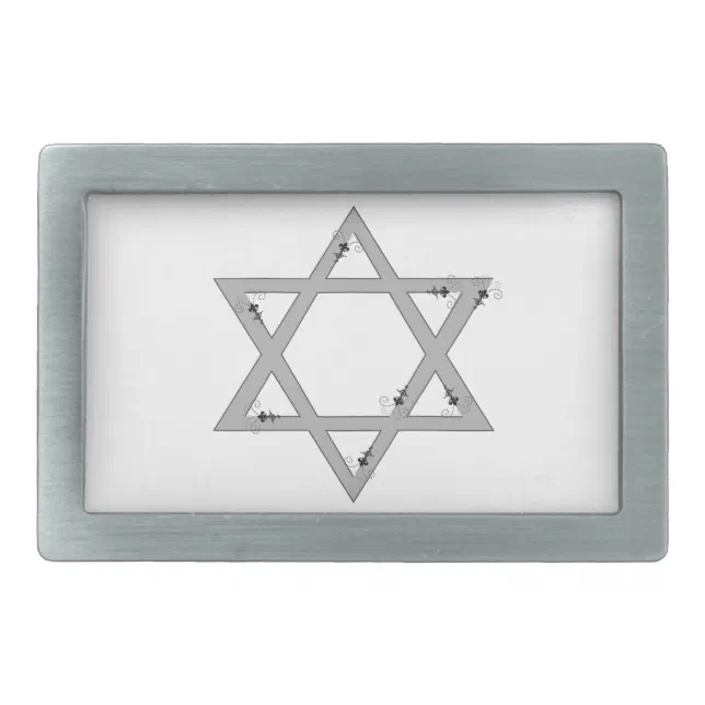 elegant star of david belt buckle | Zazzle