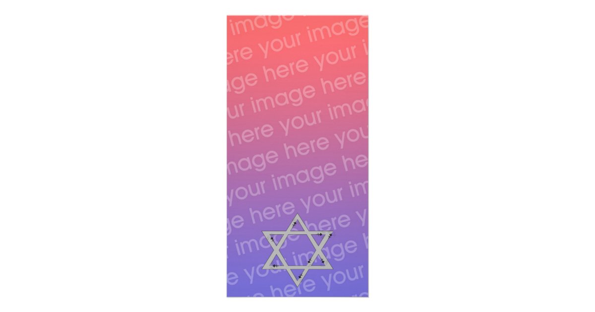 elegant star of david card | Zazzle