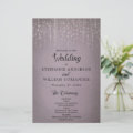 Elegant String Lights Mauve Wedding Program | Zazzle