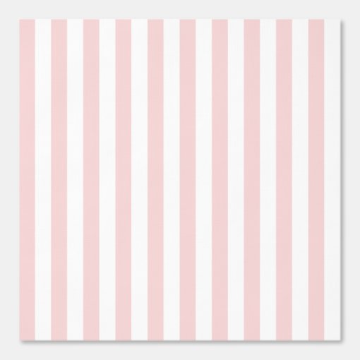 Elegant Striped Pale Pink White Kids Nursery Wallpaper | Zazzle