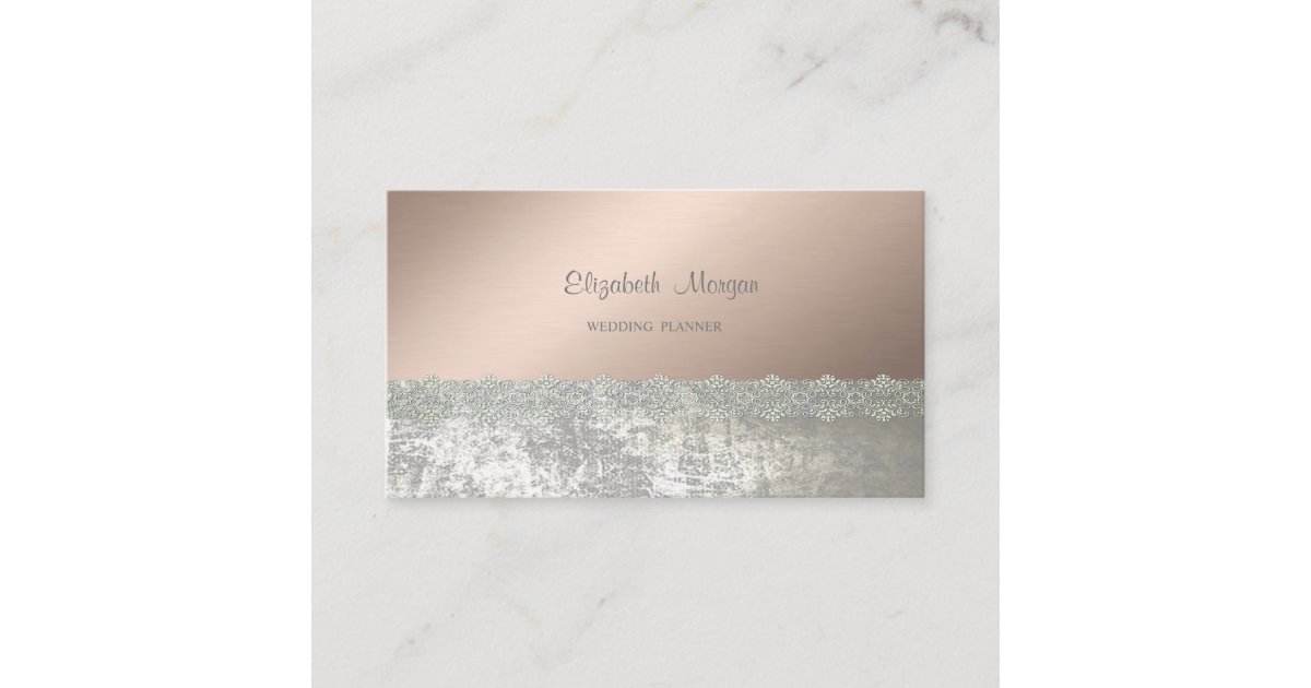 Elegant Stylish Chic ,Lace Business Card | Zazzle