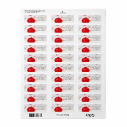 Elegant,Stylish Christmas Balls Label | Zazzle