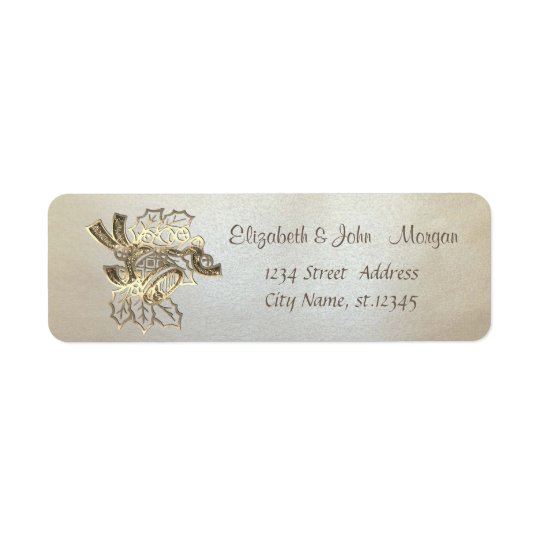 Elegant, stylish ,Christmas Bell Label | Zazzle.com