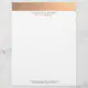 Elegant Stylish Faux Copper Gold Letterhead | Zazzle