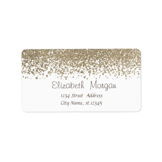 Elegant Stylish Gold Diamonds Label | Zazzle.com