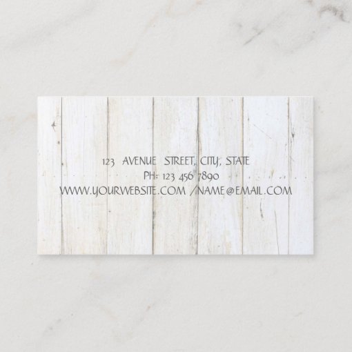 Elegant Stylish Rustic Chic,Flowers,Wood Texture Business Card | Zazzle