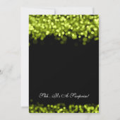 Elegant Surprise Birthday Party Lime Lights Invitation | Zazzle