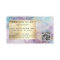 Elegant Teal Purple And Gold Watercolor Marble QR Business Card | Zazzle