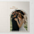 Elegant Terracotta Whimsical Wedding Tri-Fold Invitation | Zazzle