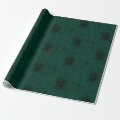 Elegant Texture Dark Emerald Green Solid Color Wrapping Paper | Zazzle