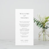 Elegant Thank You Welcome and Thanks Place Cards | Zazzle