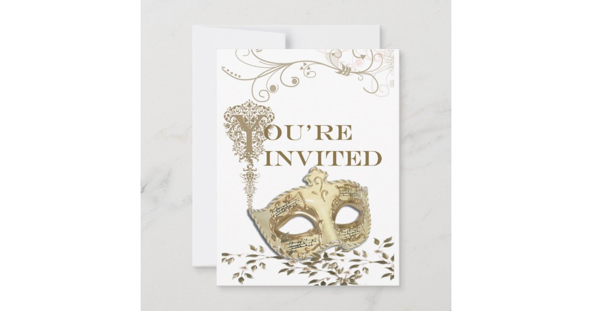 Elegant Theatrical Invitation | Zazzle