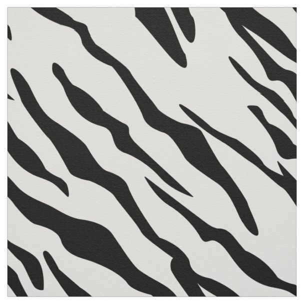 Elegant Tiger Print Fabric | Zazzle