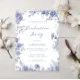 Elegant Toile French Blue toile graduation party Invitation | Zazzle
