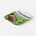 Elegant Touchdown Football Baby Shower Paper Plates | Zazzle