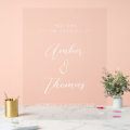 Elegant Transparent Acrylic Wedding Welcome Sign | Zazzle