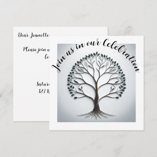 Elegant Tree of Life Party Invitation | Zazzle