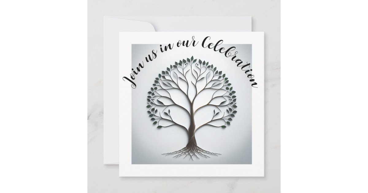Elegant Tree of Life Party Invitation | Zazzle