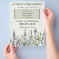 Elegant Tree Service Arborist Trimming Flyer | Zazzle